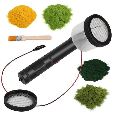 Flocking Kit Static Grass Applicator Abs Mini With Handle For Diy
