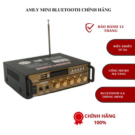 Mua Amly Karaoke Âm Ly Giá Rẻ Amly Mini Bluetooth Bt 298a Cao Cấp