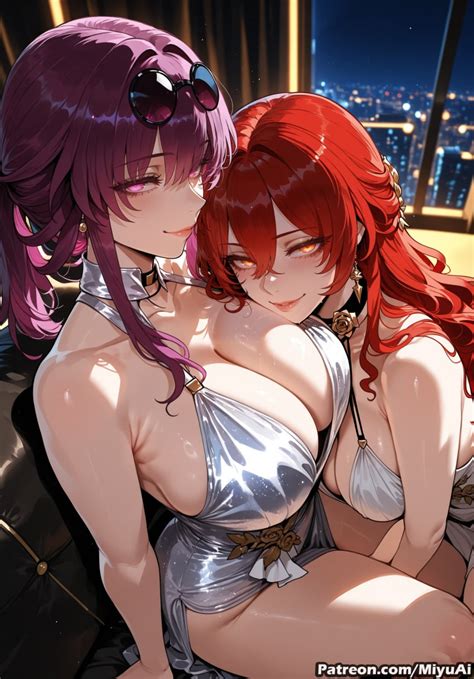 Rule 34 2girls Ai Assisted Ai Generated Backless Dress Bangs Bare