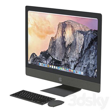 Monoblock Computer Apple I Mac 27inch Set - PC & other electronics - 3D ...
