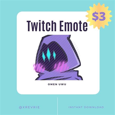 Omen Uwu Emote For Twitch Discord Youtube Etc Etsy