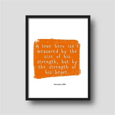 Hercules Movie Quote Poster Classroom Decor Digital Download Etsy