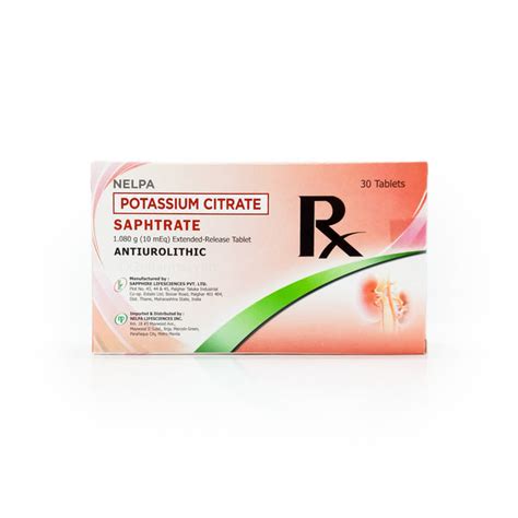 Potassium Citrate Mg To Meq Conversion At Glenn Ledoux Blog