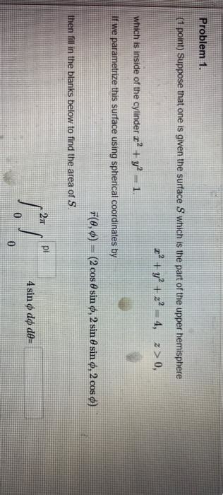 solved problem 1 1 point suppose that one is given the