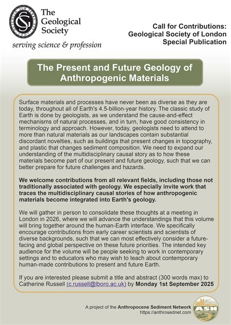 Projects The Anthropocene Sediment Network