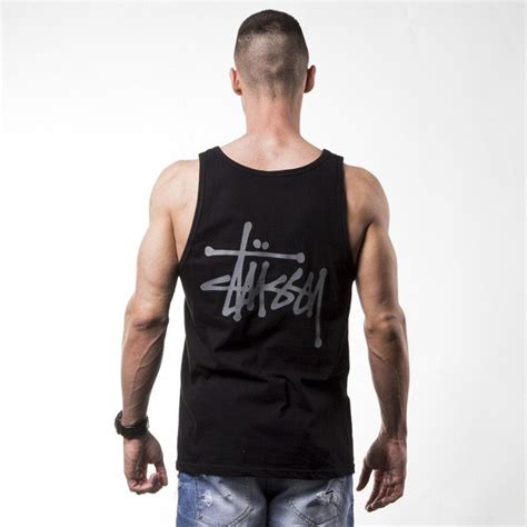 Stussy Tank Top Basic Black