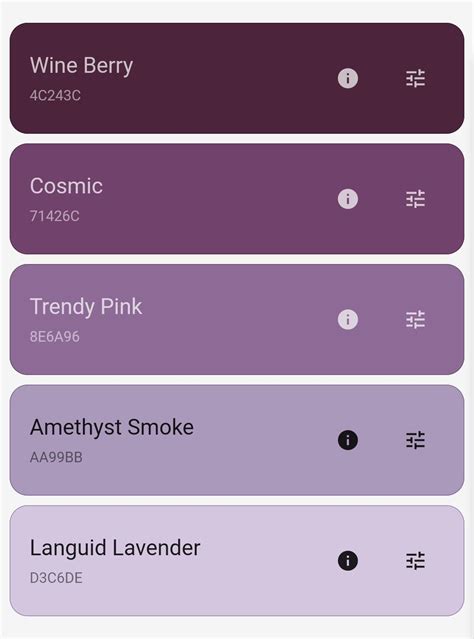 Color Palette Inspiration Pantone Colour Palettes