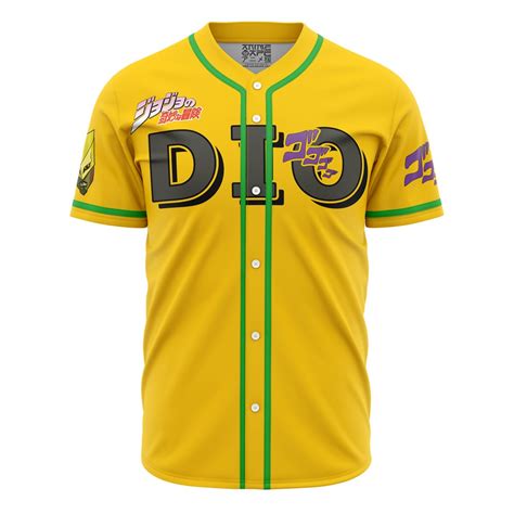 Dio Jojos Bizarre Adventure Baseball Jersey