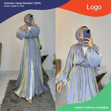 Jual Outer Shimmer L Cardigan Simer Polos Basic L Simmer Dress All Size