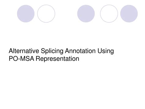 Ppt Multiple Sequence Alignment Construction Visualization And Analysis Using Partial Order