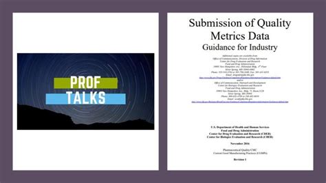 Mohd Shahnawaz On Linkedin Quality Metrics Data Submission Usfda Guidance Usfda Guidelines