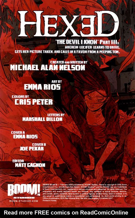 Read Online Hexed Comic Issue 3