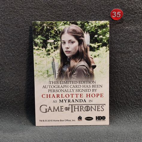 【大腿代卖】charlotte Hope 夏洛特霍普 米兰达 2015 Other Game Of Thrones Hbo 权游 权力的游戏