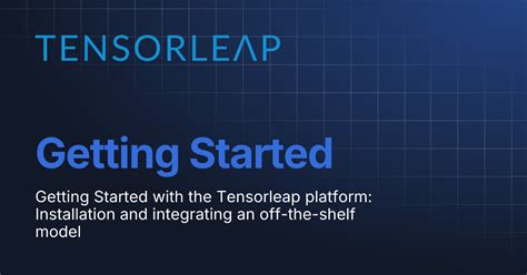 Getting Started Tensorleap Docs