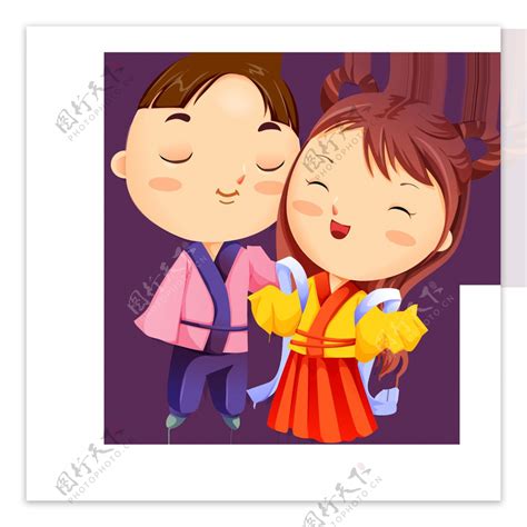卡通牛郎织女png免扣元素图片素材 编号24542394 图行天下