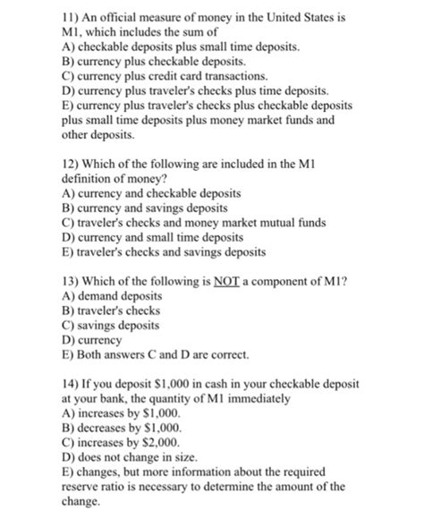 Solved Chapter 1 Money Is Any Commodity Or Token That Is A