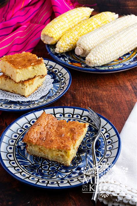 Pan De Elote Mexican Sweet Corn Cake