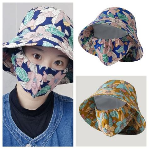 Squad Sun Protection Women Sun Hat Face Cover Face Cap Sunscreen
