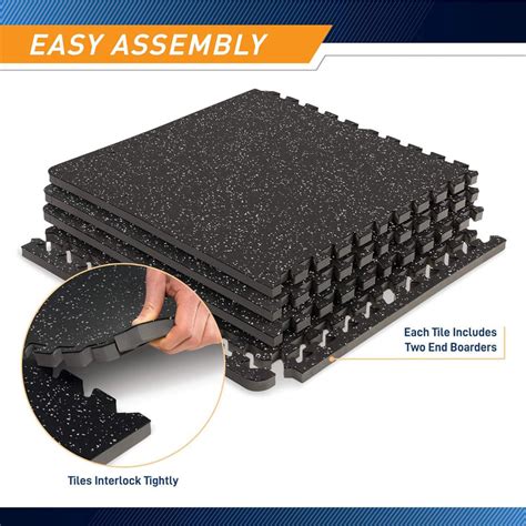 Protective Rubber Floor Mats For Home Gym With Eva Foam Tiles Ritkeep