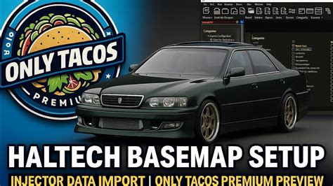 Haltech Basemap Setup Injector Data Import Only Tacos Premium