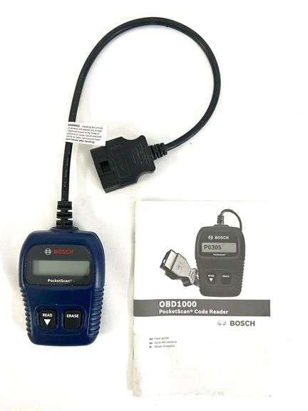 Bosch Obd1000 Pocketscan Code Reader Auctionology Llc