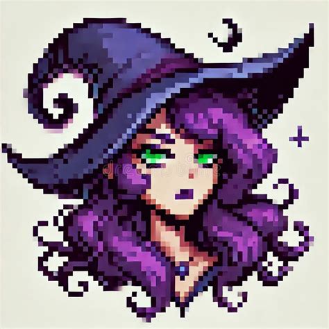 Pixel Art Fantasy Mage Stock Illustration Illustration Of Isolate