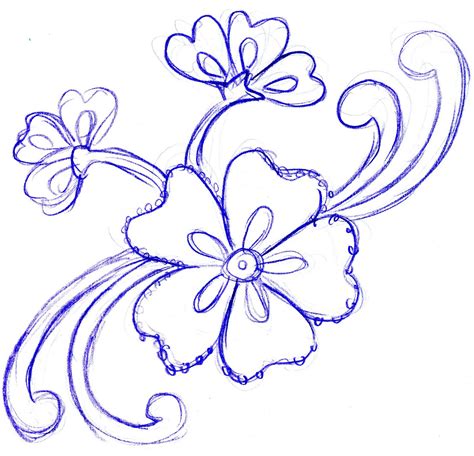 Easy Flowers To Draw With Names At Karen Pacheco Blog
