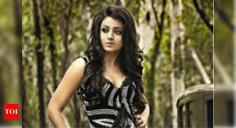 Trisha Says No To Sanjay Dutt Tamil Movie News Times Of India