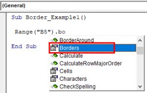 VBA Borders Step By Step Guide How To Set Borders With Excel VBA