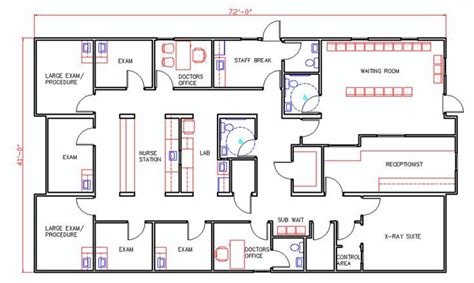 Clinics Doctors Offices Hospital Floor Plan Medical Clinic Design