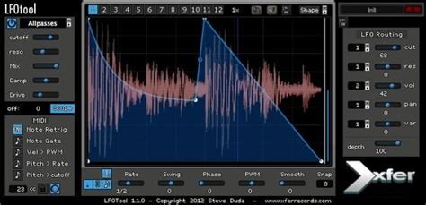 Xfer Records Lfotool Effect Plug In Updated To V1 1