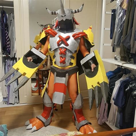 My First Fitting Of My Entire Wargreymon Digimon Adventures Cosplay