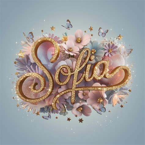 Nombre Sofia Cute Nombres Con Flores Ideas Para Logotipo Fotos Con