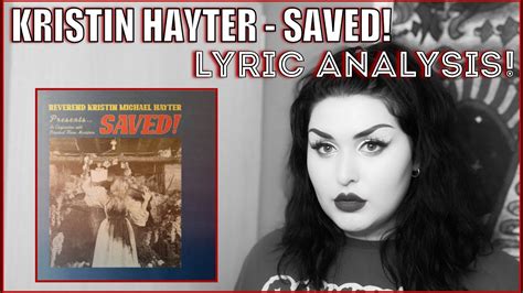 Lyric Analysys Reverend Kristin Michael Hayter Saved Lets Talk About Religion And Mental