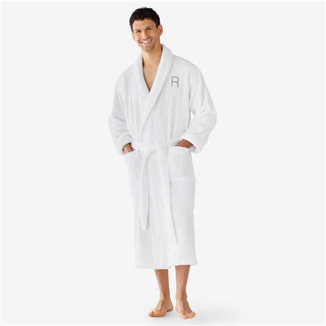 The Company Store Company Cotton Mens Extra Large White Robe 67053 Xl