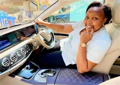 Pics Politician Millicent Omanga Displays Her Egg Shell Maybach Benz Youth Village Kenya