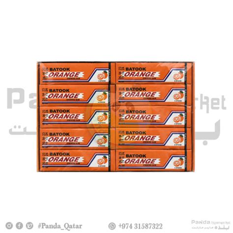 Batook Chewing Gum Orange 5 Stik X 20