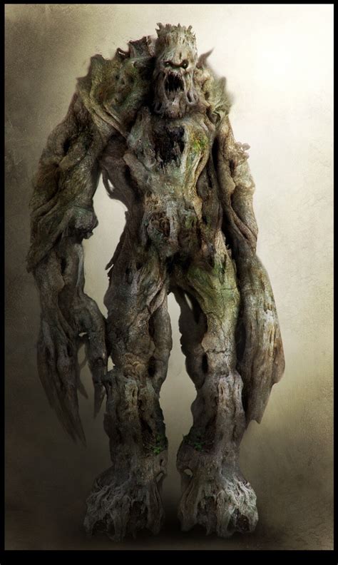 Artstation Tree Creature Concept Tsvetomir Georgiev Tree Monster
