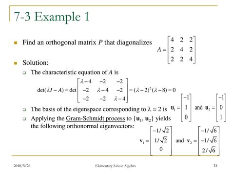 Elementary Linear Algebra Anton And Rorres 9th Edition Ppt Download