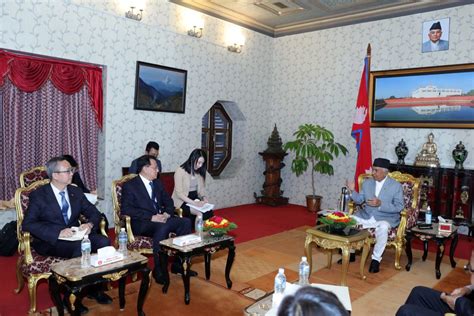 He Yuan Jiajun Paid A Courtesy Call On Rt Honble President Office Of The President Of Nepal