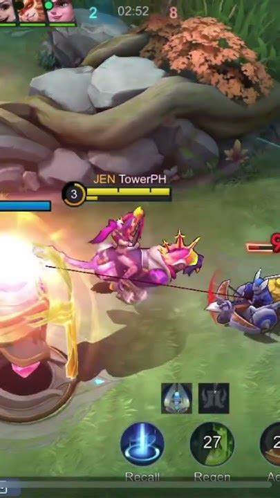 Saved The Turrett From Hanabi Mobilelegends Shorts Youtube