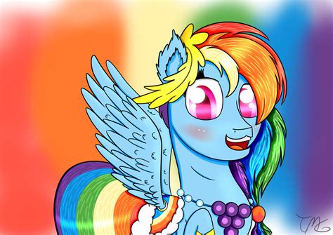 Rainbow Dash Gala Dress By Tlmoonguardian On Deviantart