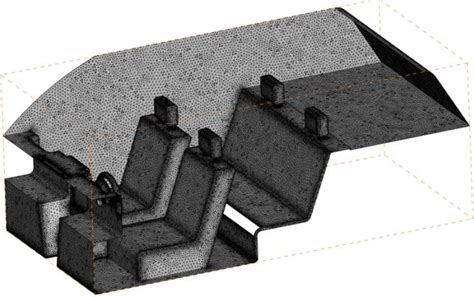 Investigated Geometry And Numerical Model Mesh Detail Download Scientific Diagram