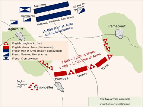 Crecy And Agincourt Map