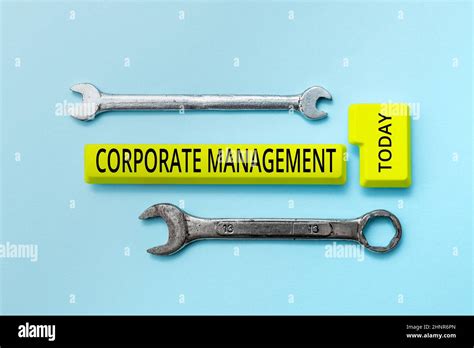sign displaying corporate management conceptual photo all levels of
