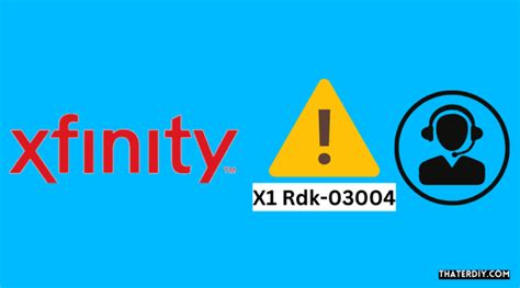 How To Fix Xfinity X1 Rdk 03004 Error Code 2026