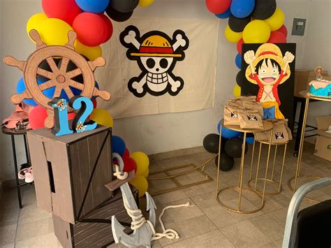Decoración One Piece Fiesta De Cumpleaños Pirata Fiestas Infantiles De Piratas Fiesta De Piratas