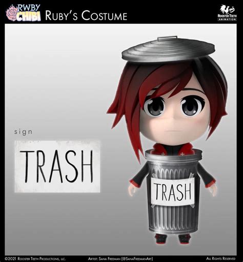Ruby Is Trash Crwby R Rwby