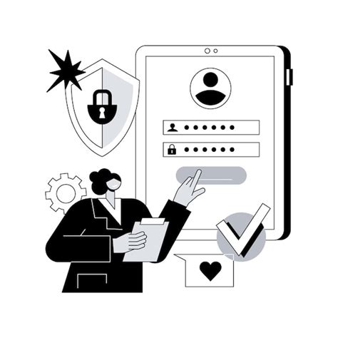 Premium Vector Registration Abstract Concept Vector Illustration