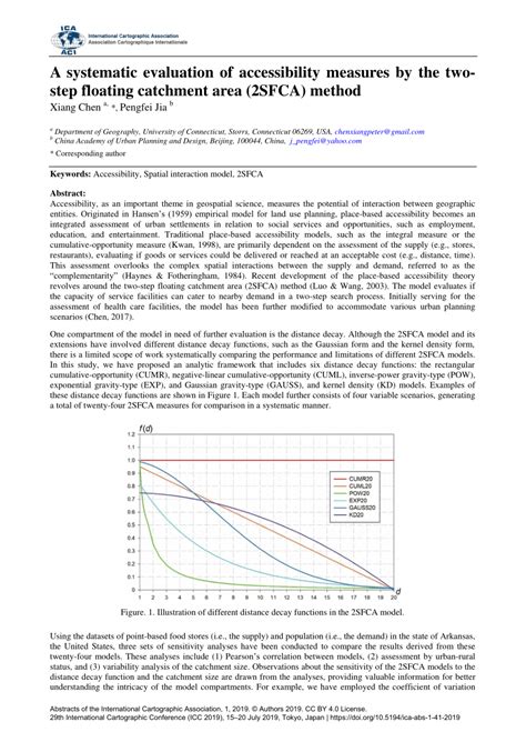 Pdf A Systematic Evaluation Of Accessibility Measures By The Two Step